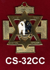 Consistory 32 Degree Commander-In-Chief Jewel – New London Regalia